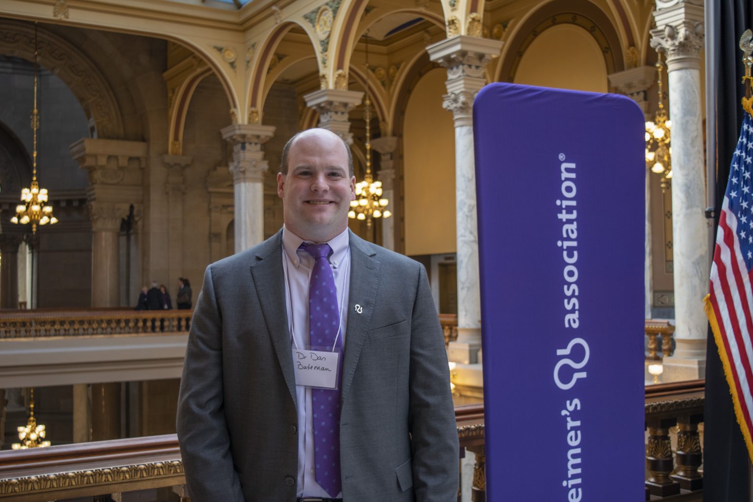 Regenstrief's Bateman Educates about Alzheimer’s at Indiana Statehouse