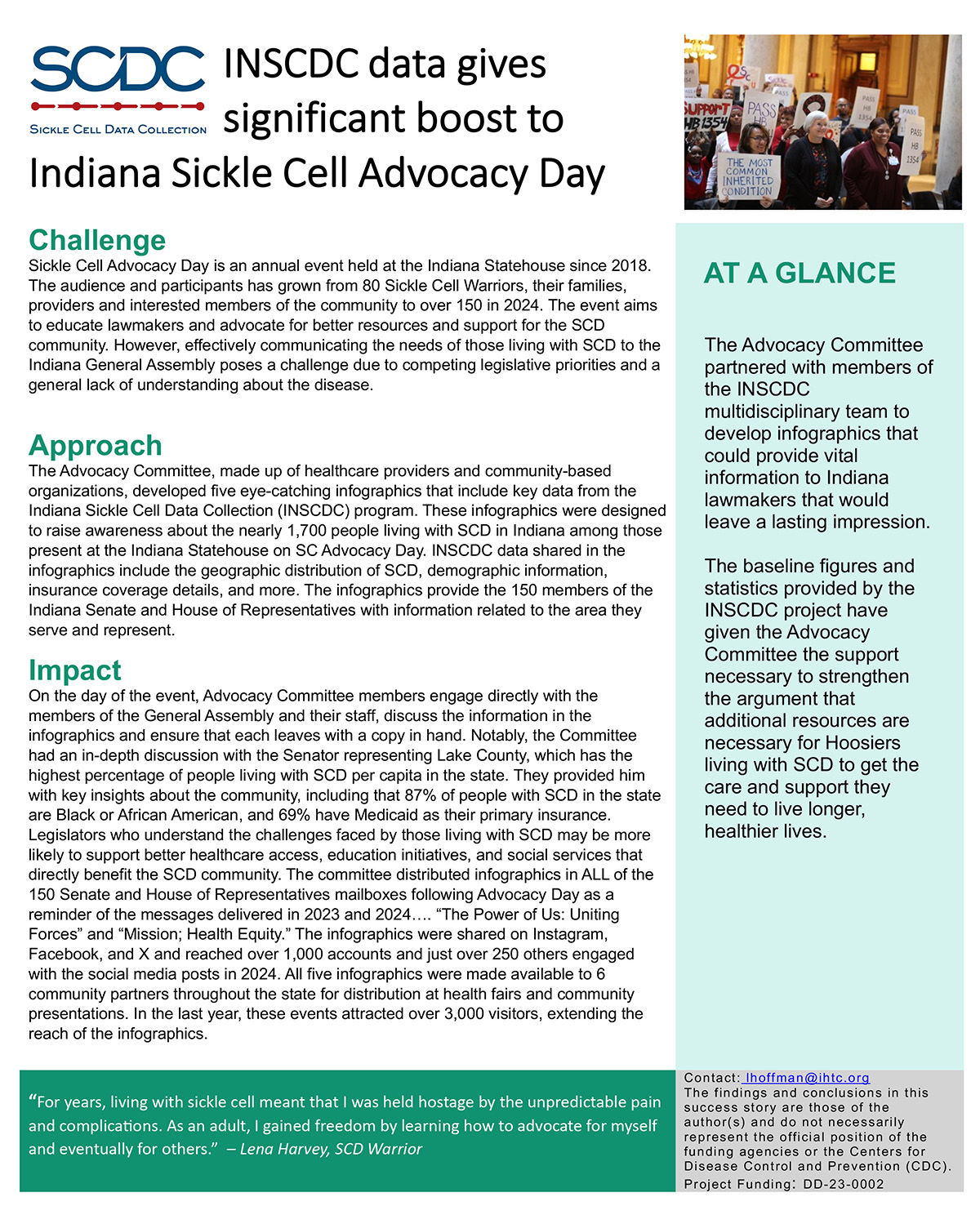 Indiana Sickle Cell Disease Dashboard - Regenstrief Institute